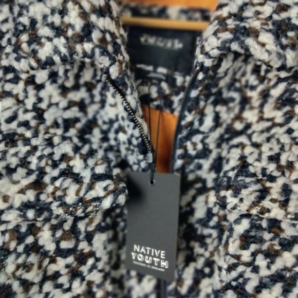 NATIVE YOUTH | Jackets & Coats | Nwt Native Youth Jacket Wool Blend ...